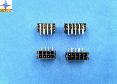 China Dual Row Wafer Connector 3.0mm Pitch For PCB Micro Fit Header Glow Wire Cable for sale