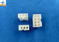 China Single Row 4.2mm Pitch Power Connector Plug Housing with Panel Mounting Ears for sale