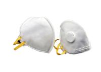 China White FFP2V N95 Respirator Mask / Disposable N95 Mask For Convenient Usage for sale