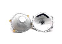 China Customized Logo Carbon Filter Dust Mask , Activated Charcoal Dust Mask Gray Color for sale