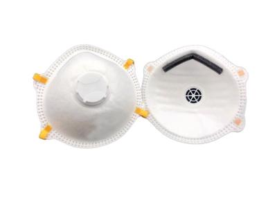 China Adjustable Nosepiece Disposable Respirator Mask Easy Breathing With Soft Nose Foam for sale
