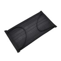 China 17.5x9.5cm Disposable Black Face Mask / Black Earloop Mask For Building Site for sale
