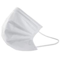 China White Disposable Face Mask Absorbs Hot Air High Elastic Ear Hanging for sale