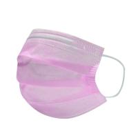 China Anti Pollen Disposable Face Mask Pink Color Wind / Sunlight Prevent Skin Friendly for sale