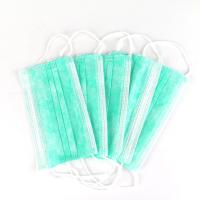 China Green Disposable Dust Mask / Medical Disposable Mask Multi Layer Protection for sale