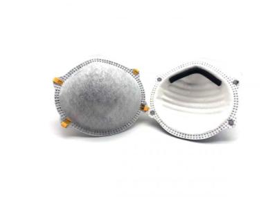 China Metal Free Non Woven Fabric Face Mask Gray Color With Large Exhalation Valve for sale