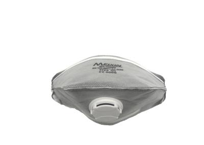 China Safety FFP2 N95 Respirator Mask Anti Dust And Virus Gray Color With Valve for sale