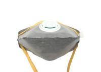 China Adult N95 Protective Mask Gray Color With Collapse Resistant Shell for sale
