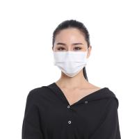 China White Non Woven Disposable Mask , Anti Virus Disposable Face Mask for sale