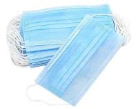 China Daily Use 3 Ply Non Woven Face Mask / Disposable Blue Earloop Face Mask for sale