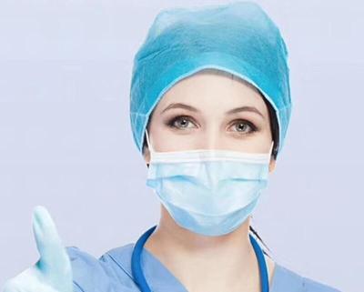 China High Filtration 3 Ply Disposable Face Mask / Non Woven Mouth Mask for sale