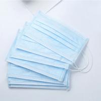 China Highly Breathable Disposable Earloop Face Mask 3 Ply Protection Non Woven Face Mask for sale