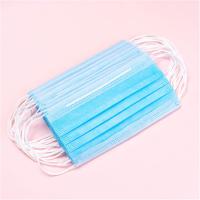 China Light Weight Disposable Mouth Mask , Breathable 3 Ply Earloop Face Mask for sale