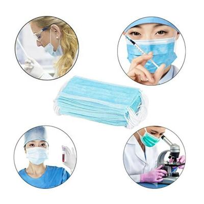 China Adult Dispsoable Isolation Face Mask Comfortable Earloop Procedure Masks for sale