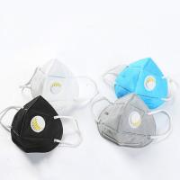 China Folding KN95 Face Mask Liquid Proof With Valve Filter Non Woven Respirator for sale