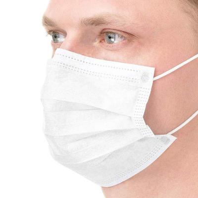 China High Filtration Disposable Earloop Medical Mask / 3 Ply Non Woven Face Mask for sale