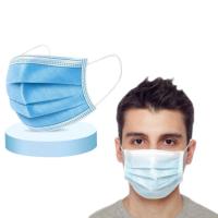 China Bacteria Proof Procedure Face Mask / Economical 3 Ply Surgical Face Mask for sale