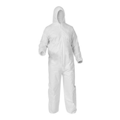 China Food Industry / Medical Soft 99% Disposable Protective Coverall for sale