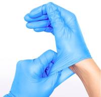 China Wholesale High-Quality Breathable Disposable Gloves Blue For Hand Protection for sale
