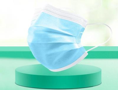 China 3 Ply Non Woven Face Mask Surgical Protection Disposable Face Mask for sale