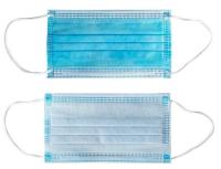China Blue Surgical Medical Procedure 3 Ply Earloop Disposable Face Mask for sale