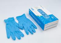 China Blue Non-Medical Powder Free Examination Disposable Nitrile Gloves for sale
