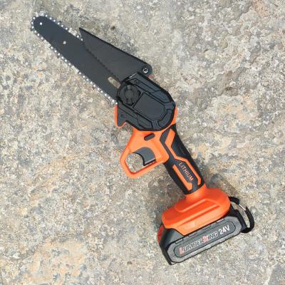 China OEM 6 Inch Handheld Mini Chainsaw Lithium Portable Cordless 4 Inch Handheld Chainsaw for sale