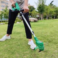 China 450W Electric Mini Grass Cutter 21V Cordless Rechargeable Strimmer for sale