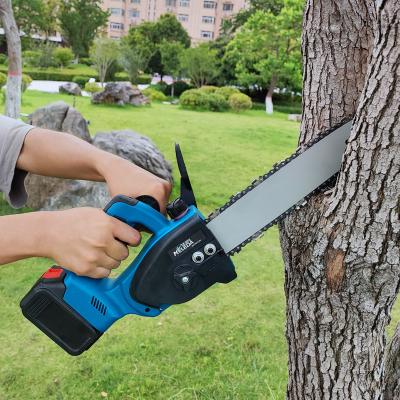 China Rechargeable Small Handheld Mini Chainsaw 21V Lithium Mini Chainsaw for sale
