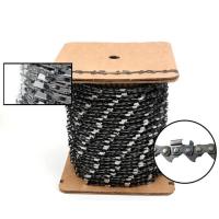China Steel Gasoline Chainsaw Parts Chain Carbide Harvester Chain Roll for sale