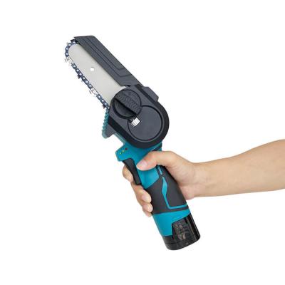 China Mini Cordless Handheld Pruning Electric Chainsaw Portable Logging 21V Lithium Battery for sale