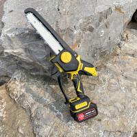 China 21V 8'' Mini Chain Saw Portable Cordless Lithium Battery For Wood Cutting for sale