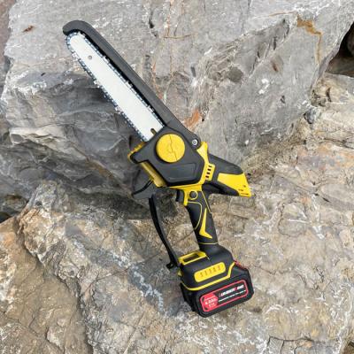 China 21V 8'' Mini Chain Saw Portable Cordless Lithium Battery For Wood Cutting for sale