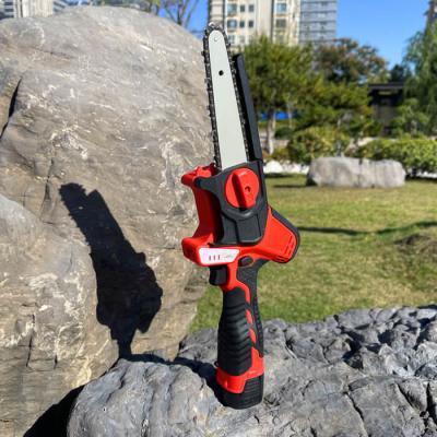 China Brushless Lithium Electric Chain Saw Rechargeable Cordless Handheld Portable  6