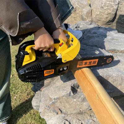 China Portable Garden Tools Chain Saw Small Petrol 25.4CC 2500 12'' 11000r/Min for sale
