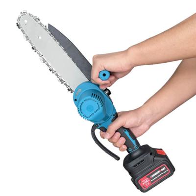 China Brushless 21v 12 Inch Mini Handheld Battery Chainsaw Electric for sale