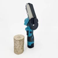 China 550W Portable Li-Ion Mini Electric Cordless Chain Saw With Battery for sale