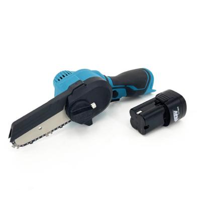 China 550W Outdoor Logging One Handed Handheld Mini Chainsaw Home Electric 4'' Lithium Battery for sale