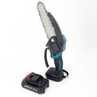 China Professional Cutting Machine 21V Electric Mini battery Chainsaw  6'' Cordless for sale