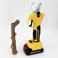 China 28mm Vineyard Electric Pruner Shears Cordless Battery Powered Electric Scissors for sale