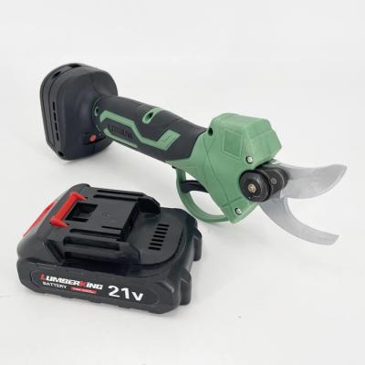 China Electric Battery Cordless Pruning Shear DC21V Garden Trees Branches Cutter for sale