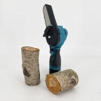 China 4 Inch 21V Mini Electric Portable Battery Chainsaw Rechargeable Garden Pruning Power Tool for sale