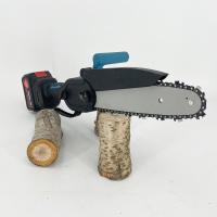 China Lithium Battery Powered Handheld Cordless Chainsaw 12 Inch Electric for sale