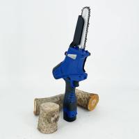 China 4/6'' Rechargeable Mini Wood Cutting 21V Lithium Chain Saws Portable Cordless Battery for sale