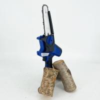 China Portable Handheld 6'' Bar Professional Tool Mini Cordless Electric Chain Saw  Battery Powered for sale