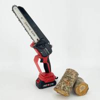 China OEM Portable 8 Inch Electric Cordless Mini Battery Chainsaw With Brushless Motor for sale