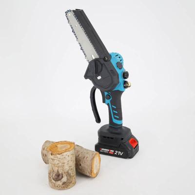 China Mini Chainsaw Cordless 6-Inch Upgraded Oil System High Torque Motor Tool Handheld Small for sale