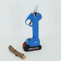China Cordless Electric Pruning Shear Lithium Battery Electric Scissors Power Shear Pruner 21V Max 2.5CM for sale