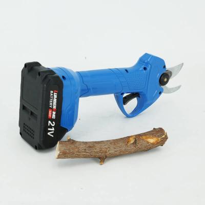 China Electric Scissors Pruning Branch Shears 25mm Portable Lithium Battery Fruit Garden Tools for sale