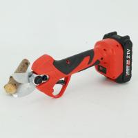 China Cordless Electric Pruner Efficient Rubber Handled Garden Fruit Tree Pruning Shear Battery for sale